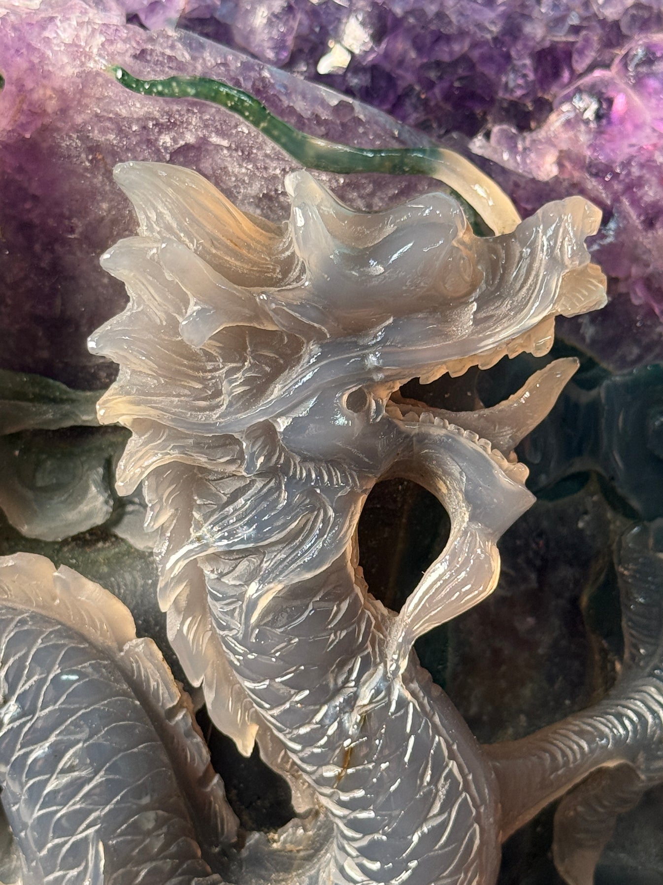 Natural Crystal Dragon Carvings – CrystalTrance